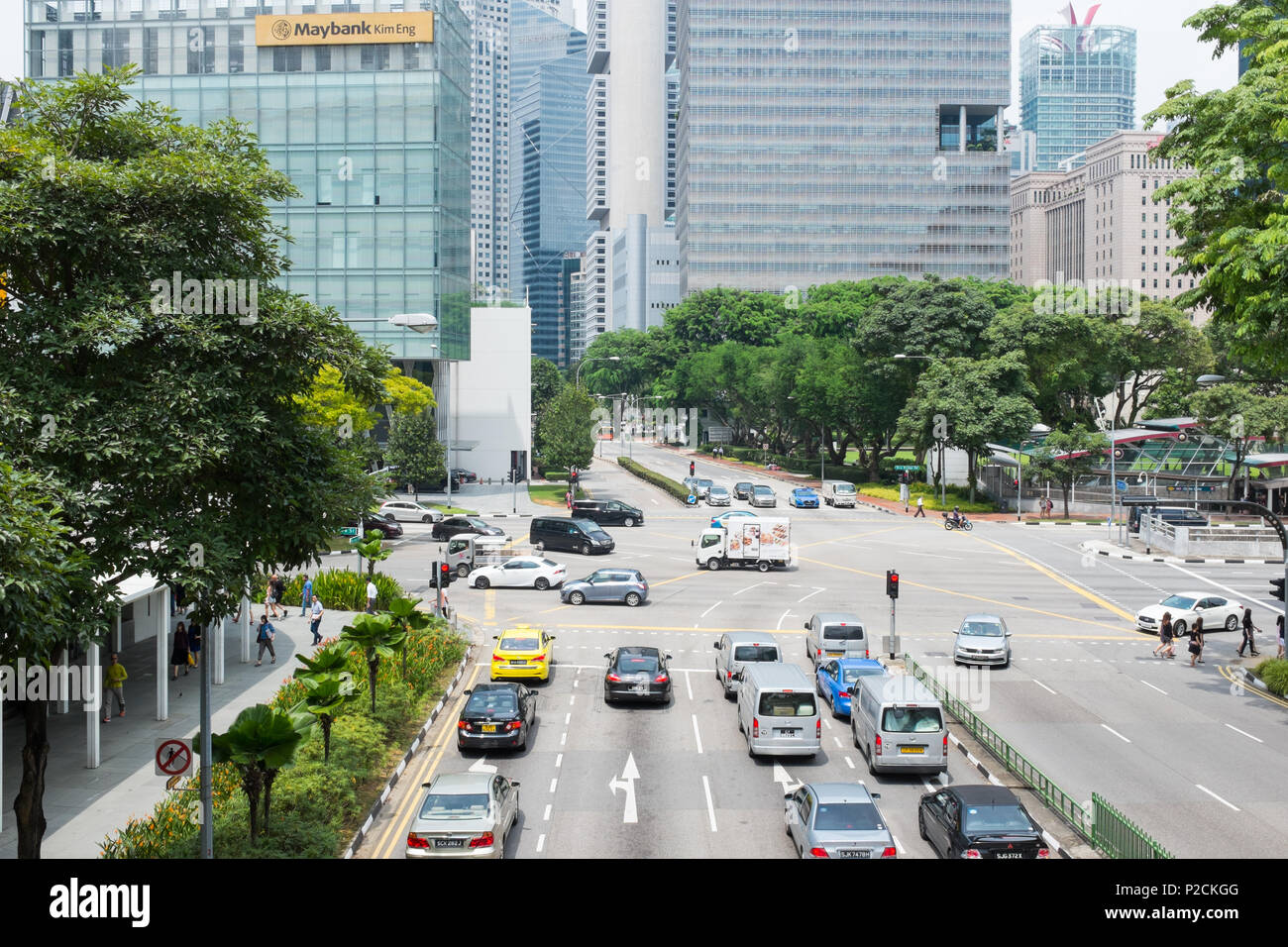 Singapore office buildings hi-res stock photography and images - Alamy