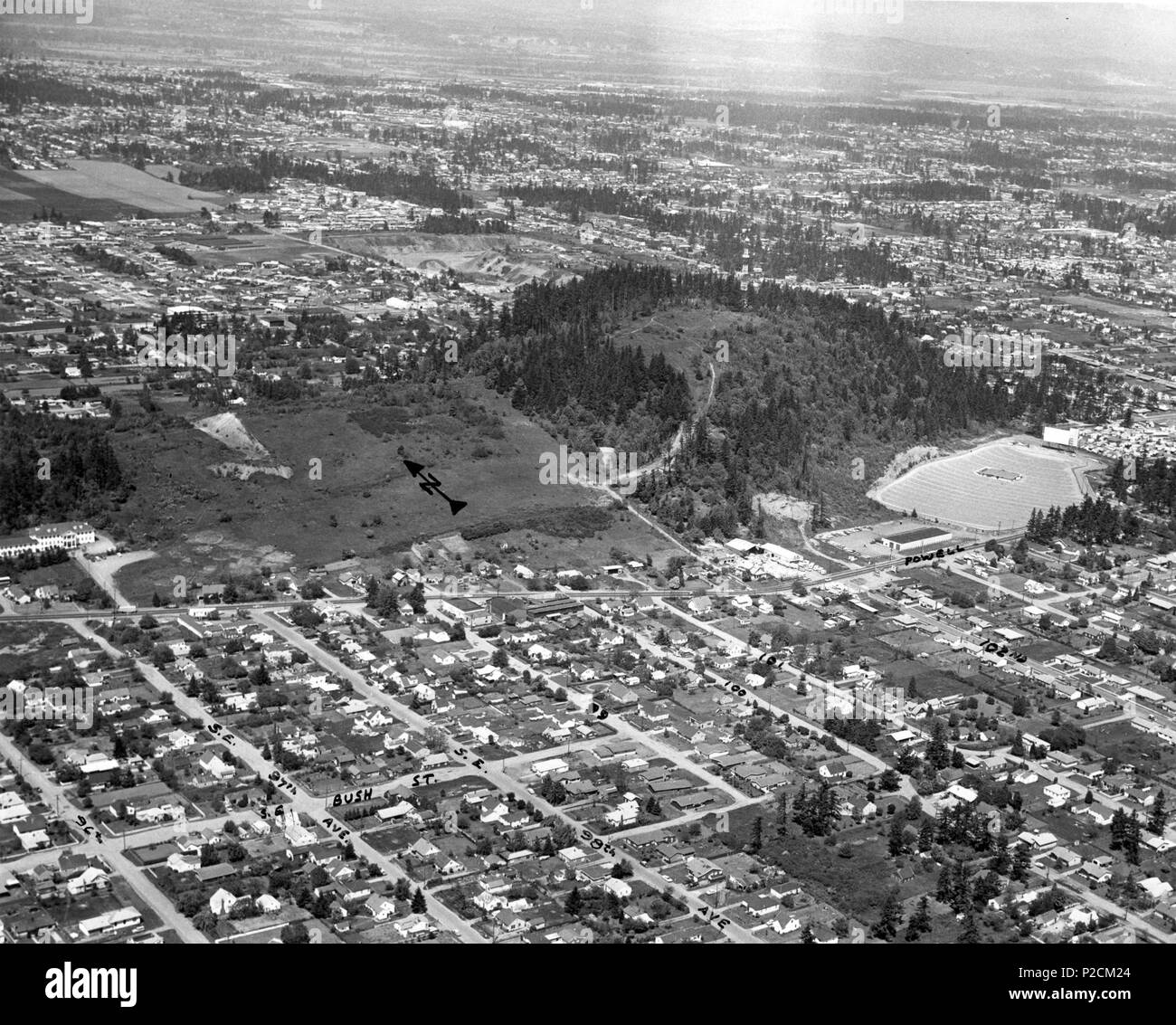 English road markings Black and White Stock Photos & Images - Alamy