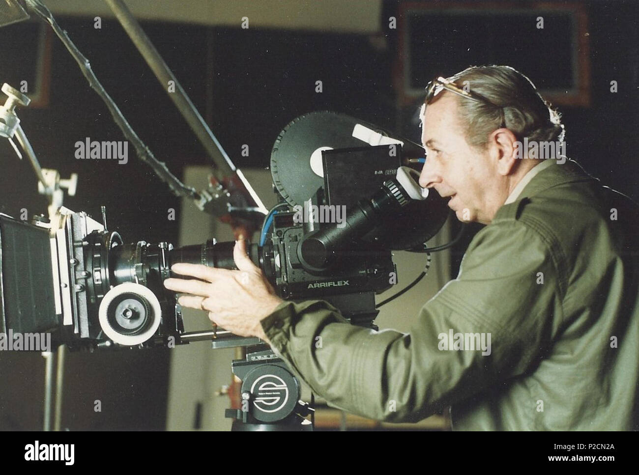 . English: Scan of photograph of Canadian Cinematographer Fritz Spiess ...