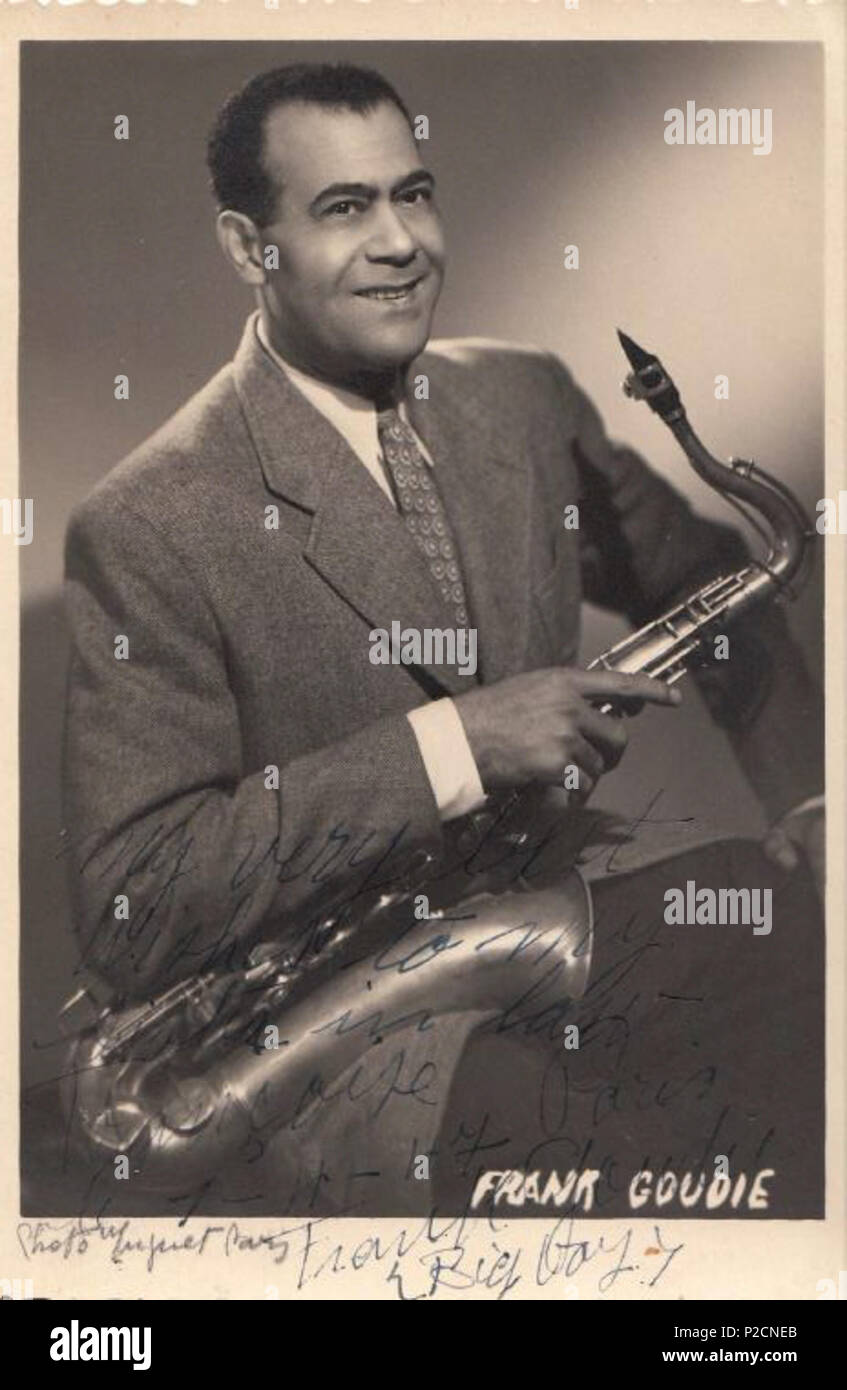 . English: Frank Goudie publicity photo from the late 1940s. 1947 ...