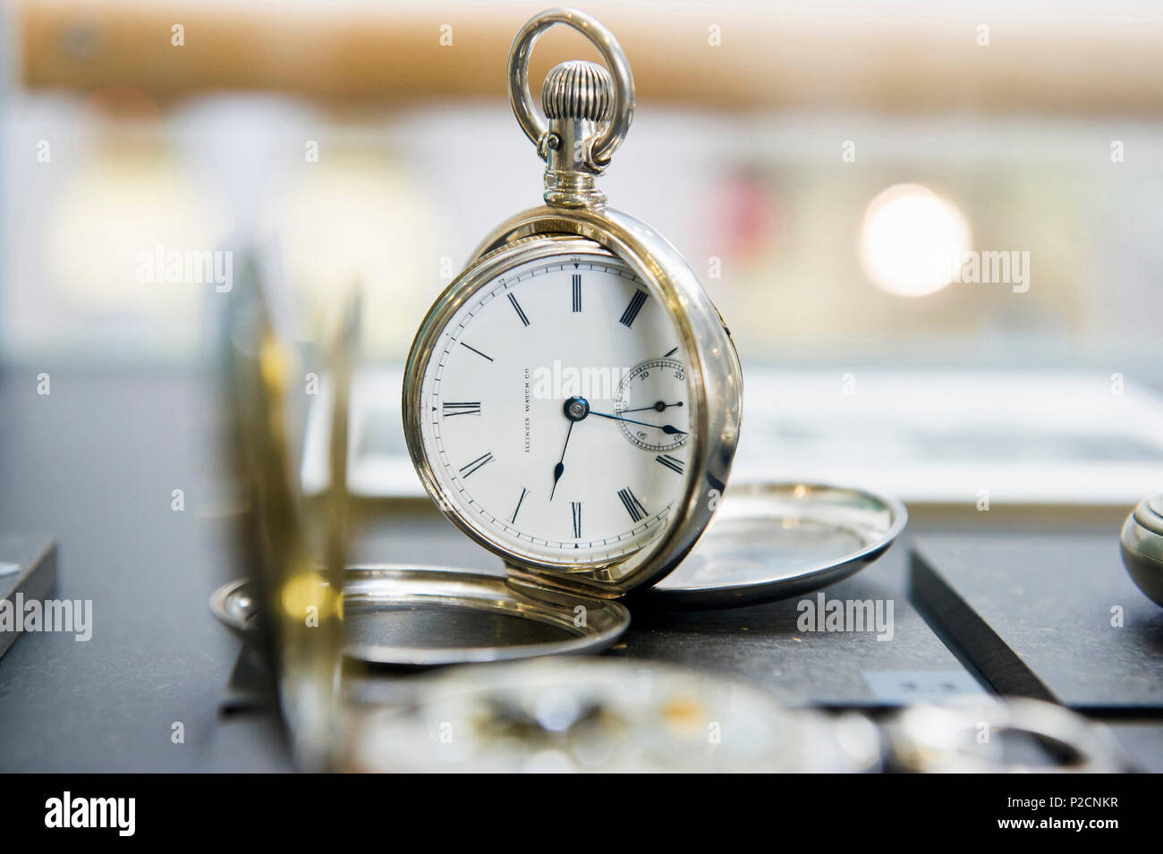 antique clock, clock museum, Furtwangen, Black Forest, Baden ...