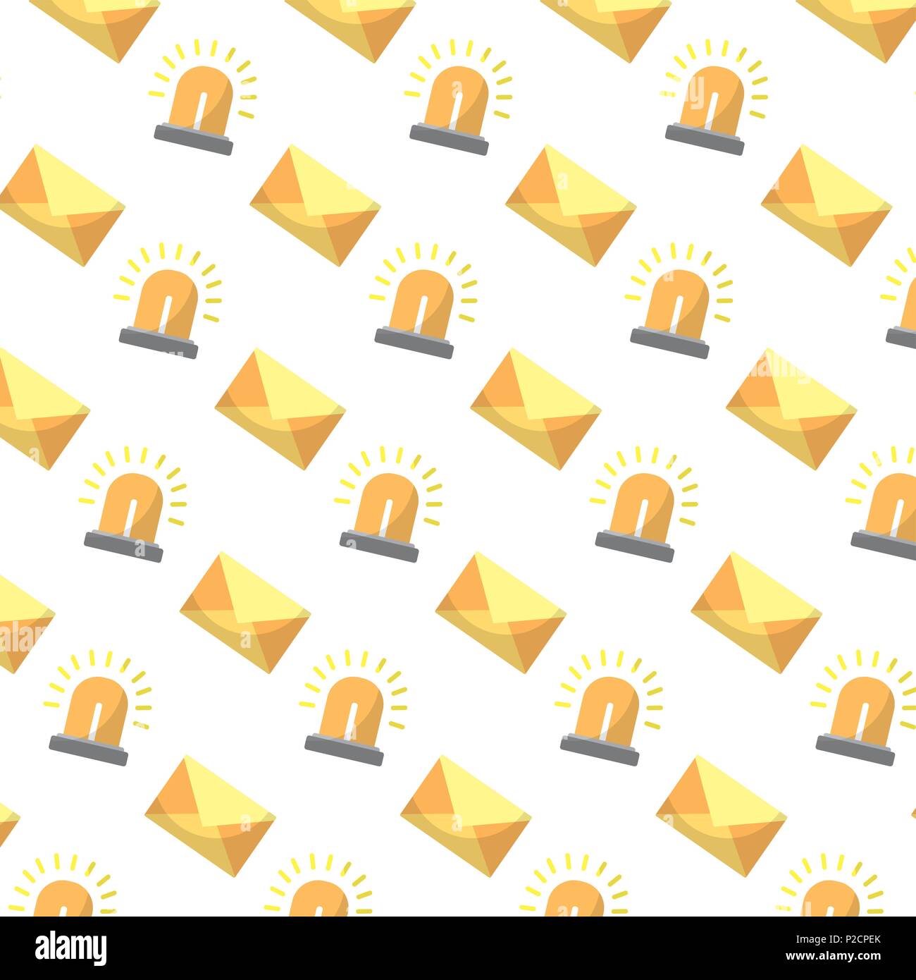 e-mail message and light siren background Stock Vector Image & Art - Alamy