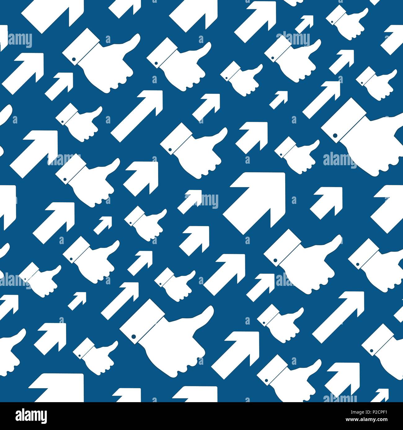 Like symbol seamless pattern. Vector Illustration Stock Vector Image ...