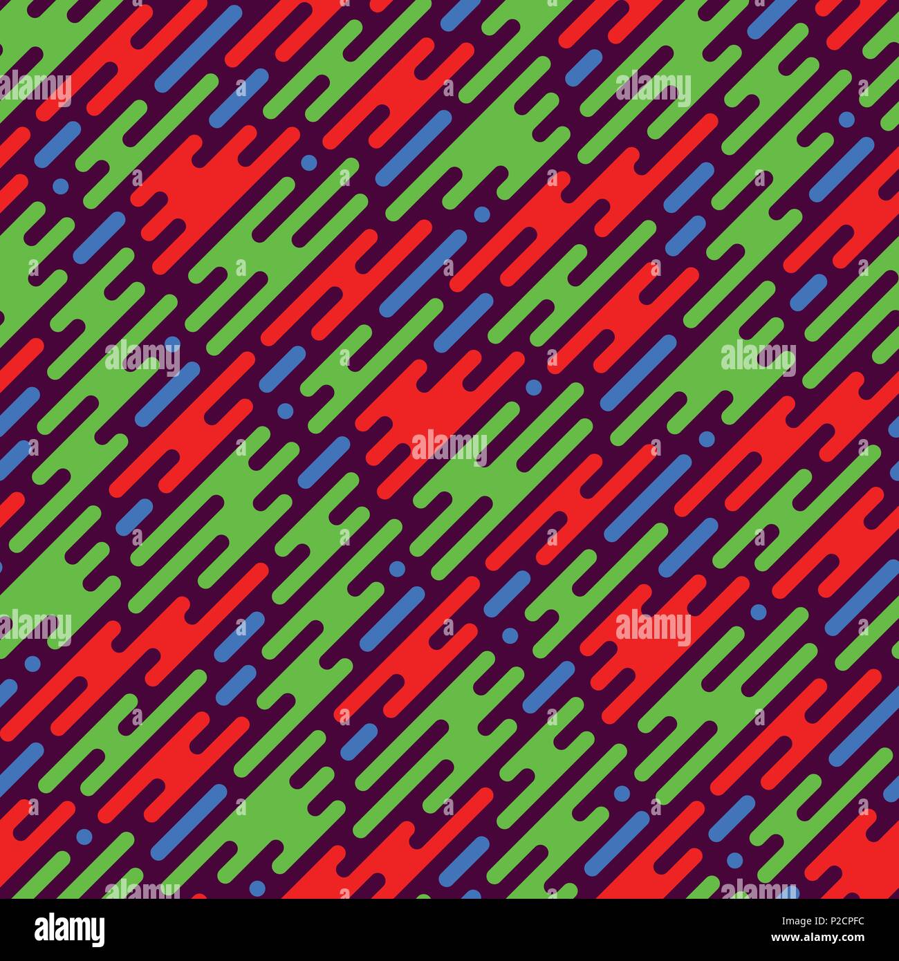 Flat style smoke seamless pattern. Vector Illustration Stock Vector ...