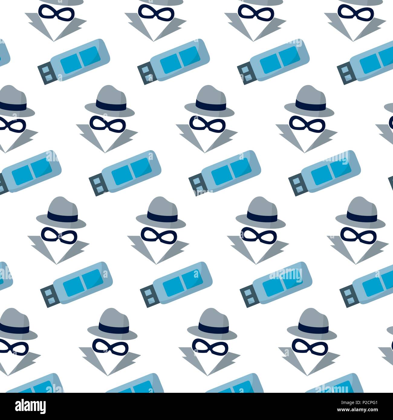 usb memory and hacker thief background Stock Vector Image & Art - Alamy