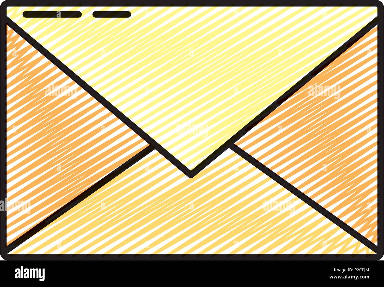 doodle e-mail text message style letter Stock Vector Image & Art - Alamy