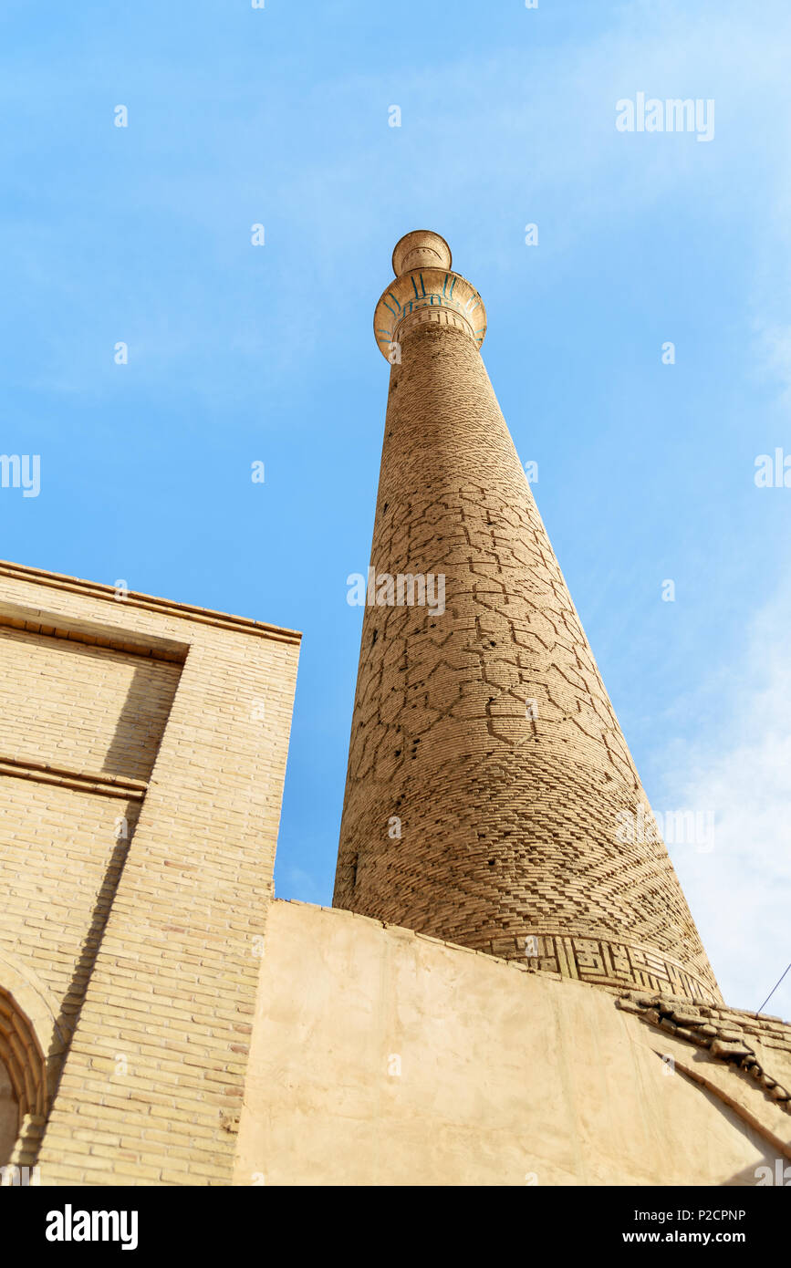 Old minaret of Ali Mosque f in Isfahan. Iran Stock Photo - Alamy