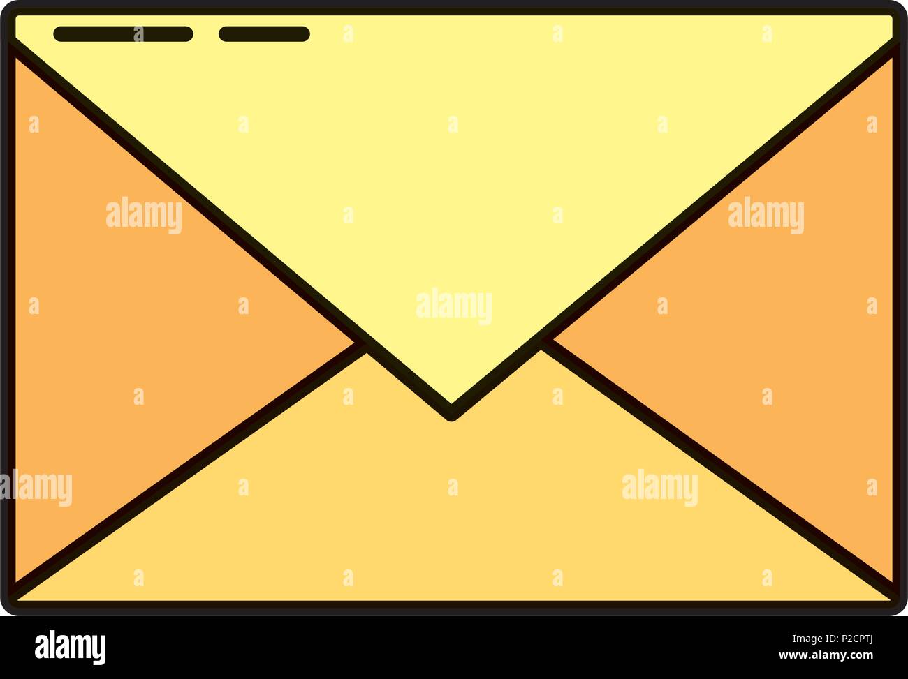 color e-mail text message style letter Stock Vector Image & Art - Alamy