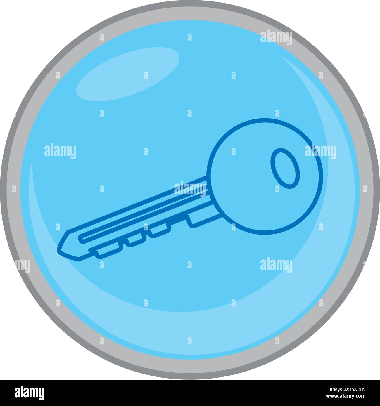 key security access icon emblem Stock Vector Image & Art - Alamy