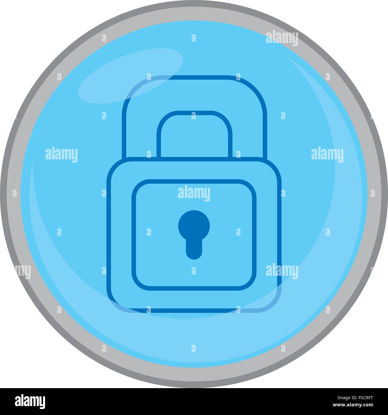 security padlock protection object emblem Stock Vector Image & Art - Alamy