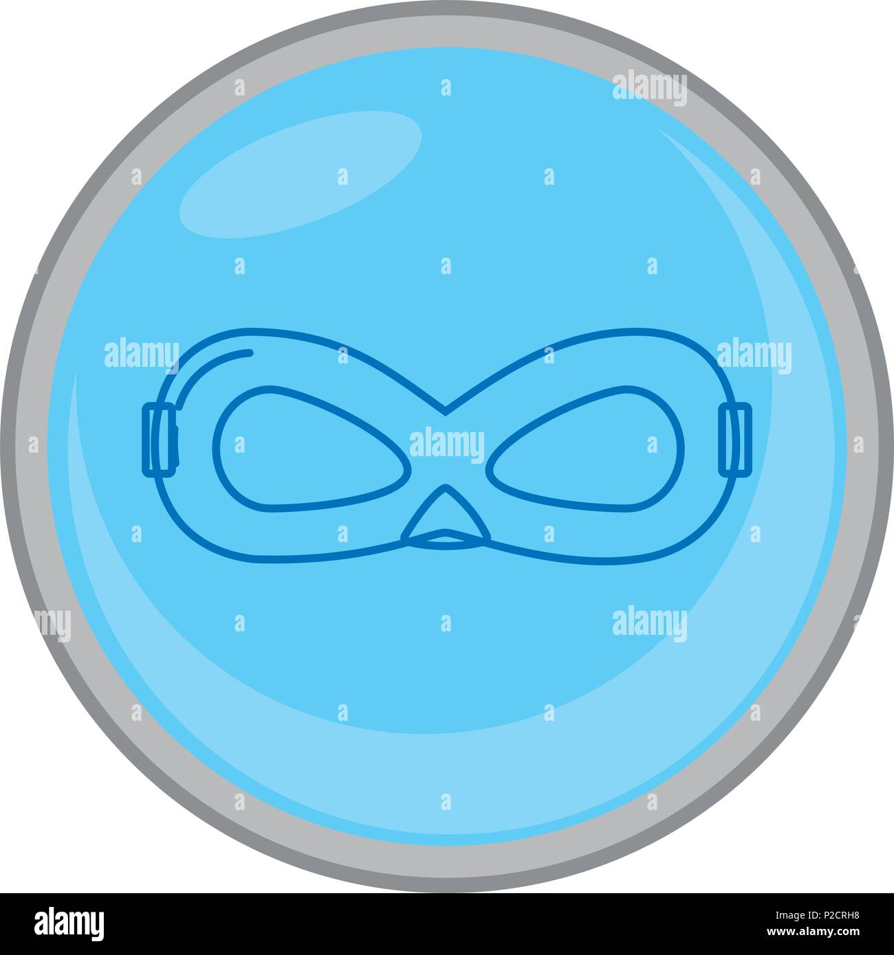 crime mask face accessory emblem Stock Vector Image & Art - Alamy