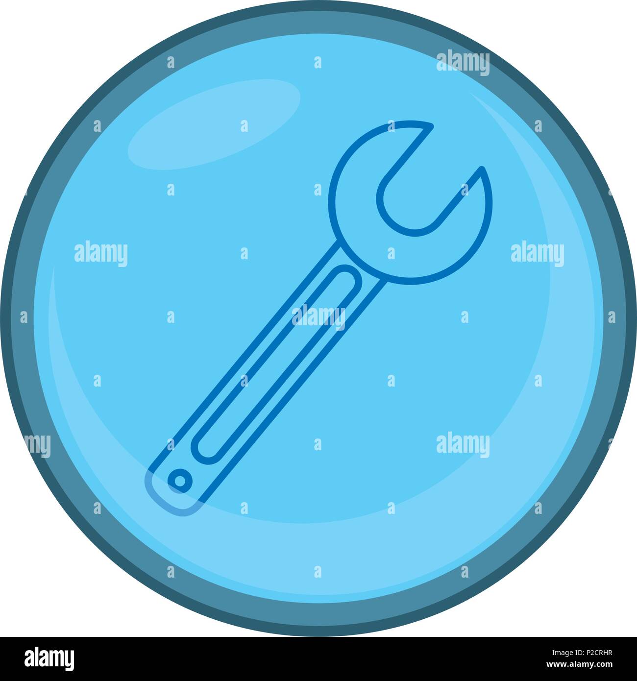 wrench equipment repair service emblem Stock Vector Image & Art - Alamy