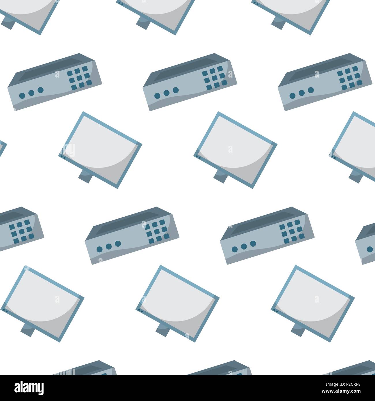 electronic computer and cpu technology background Stock Vector Image ...