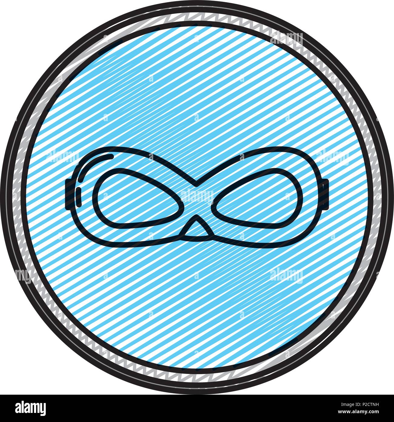 doodle crime mask face accessory emblem Stock Vector Image & Art - Alamy