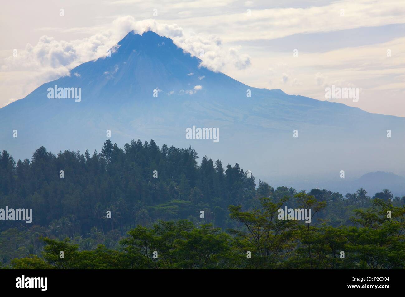 Indonesia, Java, Central Java, Merapi Volcano Stock Photo - Alamy