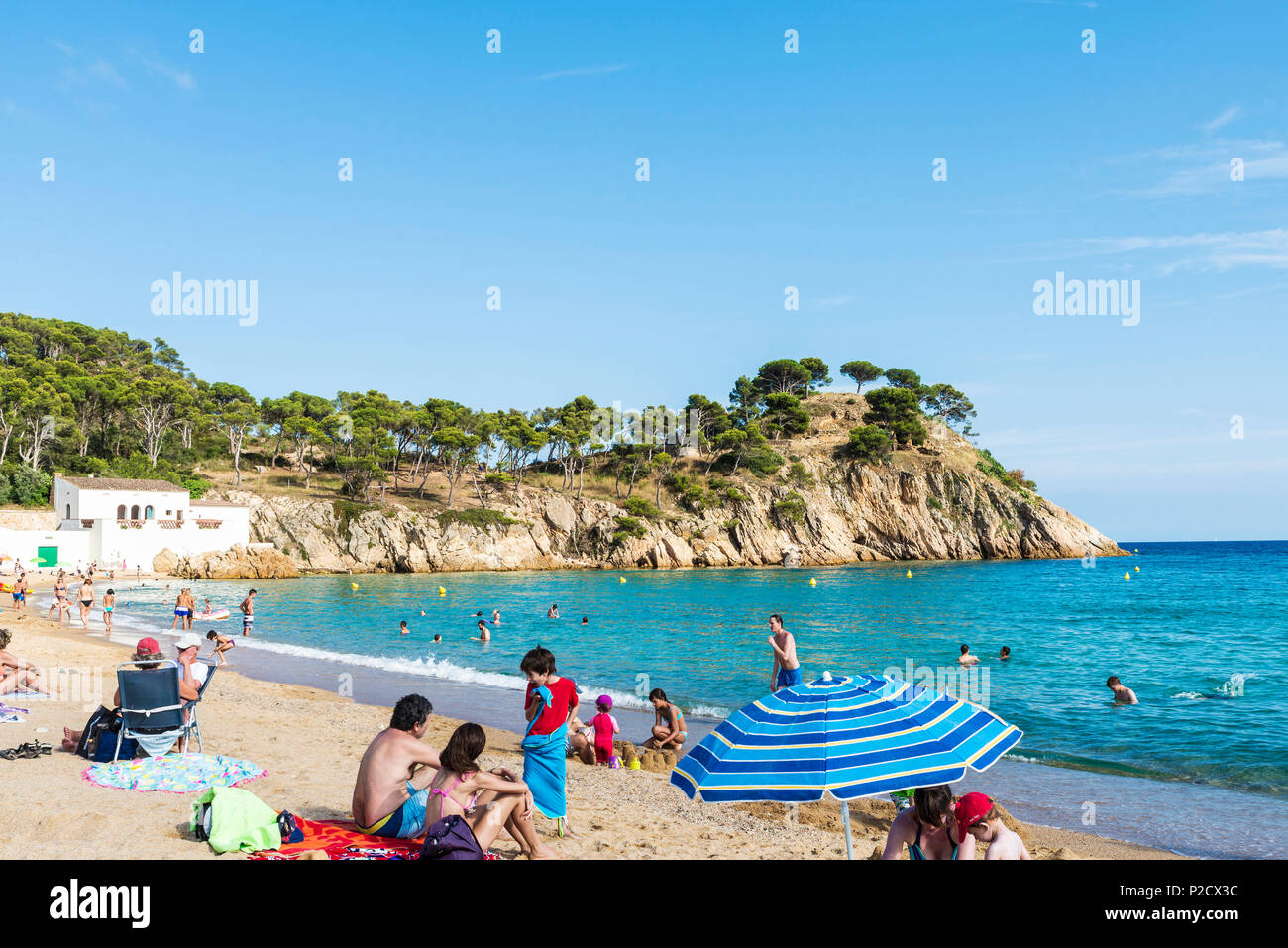 Castell beach in palamos hi-res stock photography and images - Alamy
