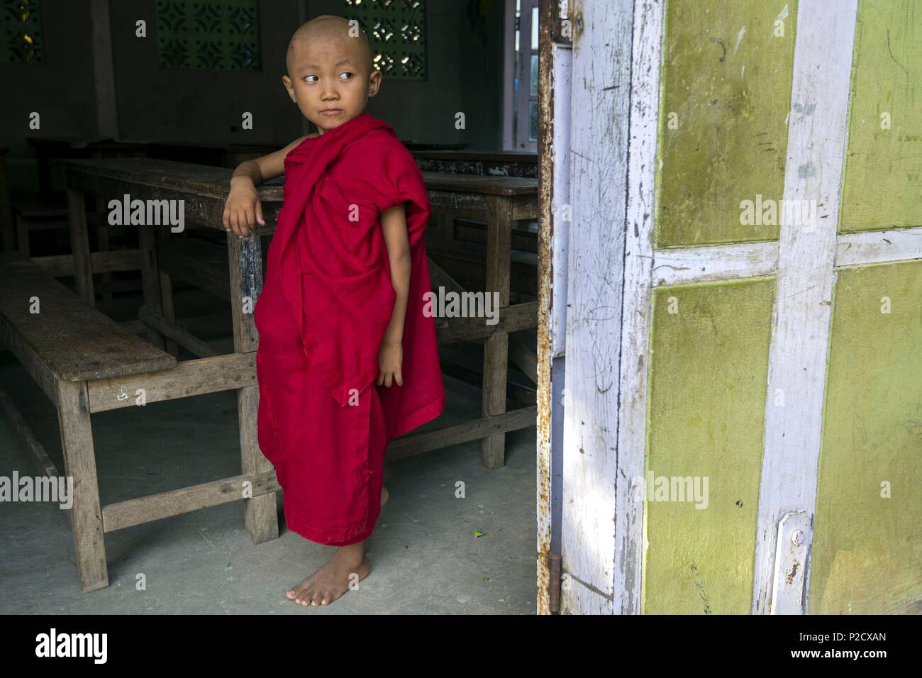 Buddhist monastic school hi-res stock photography and images - Alamy