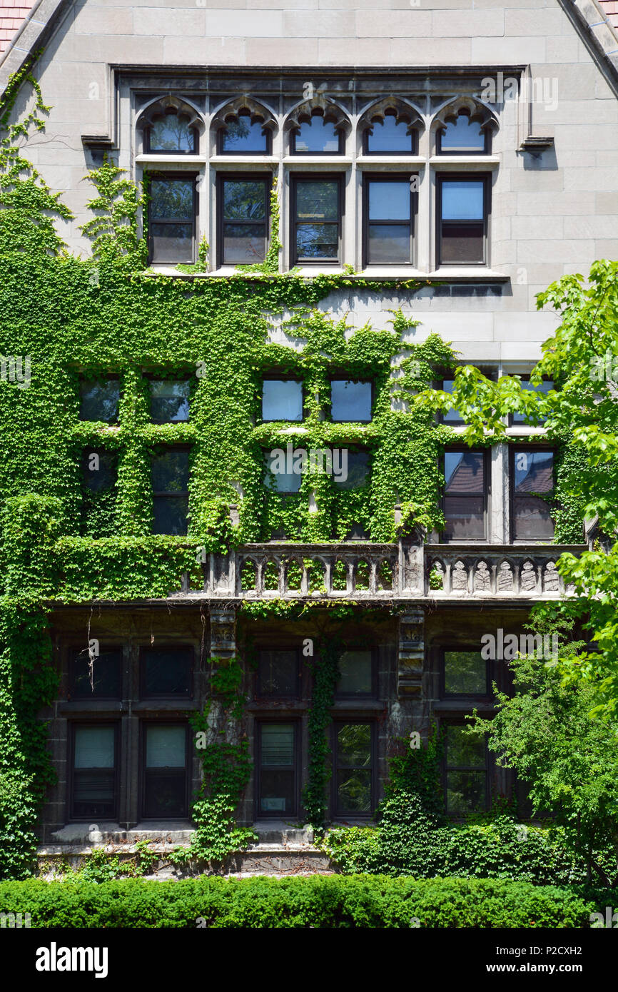 University chicago gothic building exterior hi-res stock photography ...