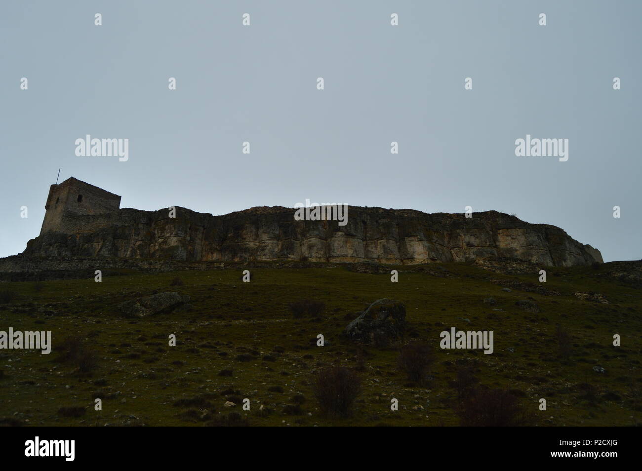 Atienza Castle Looks At The Homage Tower Dated In The Middle Ages ...