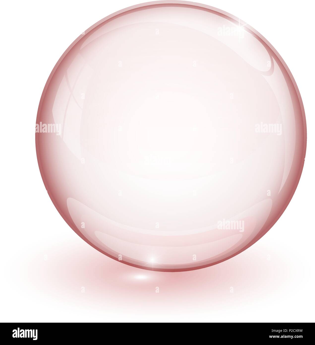 Red bubble 3d on white background Stock Vector Image & Art - Alamy