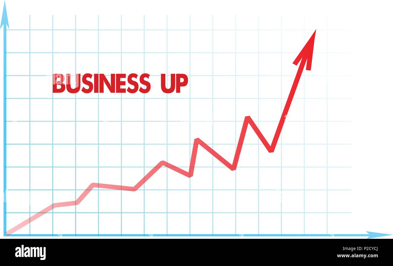 diagram business up cells on white Stock Vector Image & Art - Alamy