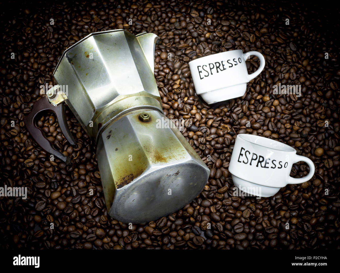 Two coffeepot hi-res stock photography and images - Alamy