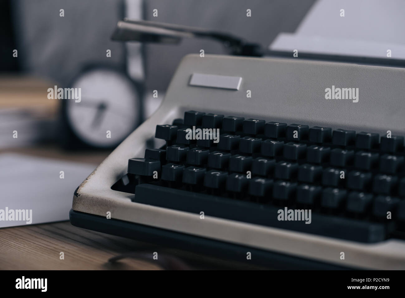 Typewriter keyboard close up shot hi-res stock photography and images ...