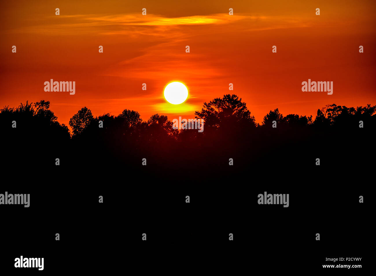 Rural carolina sunset hi-res stock photography and images - Alamy