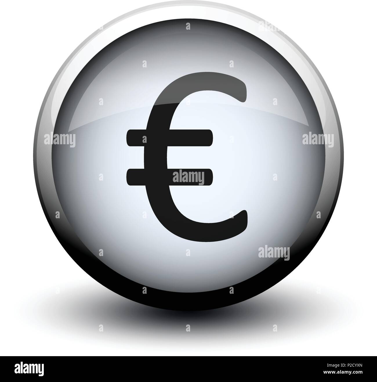 button euro usd 2d on white background Stock Vector Image & Art - Alamy