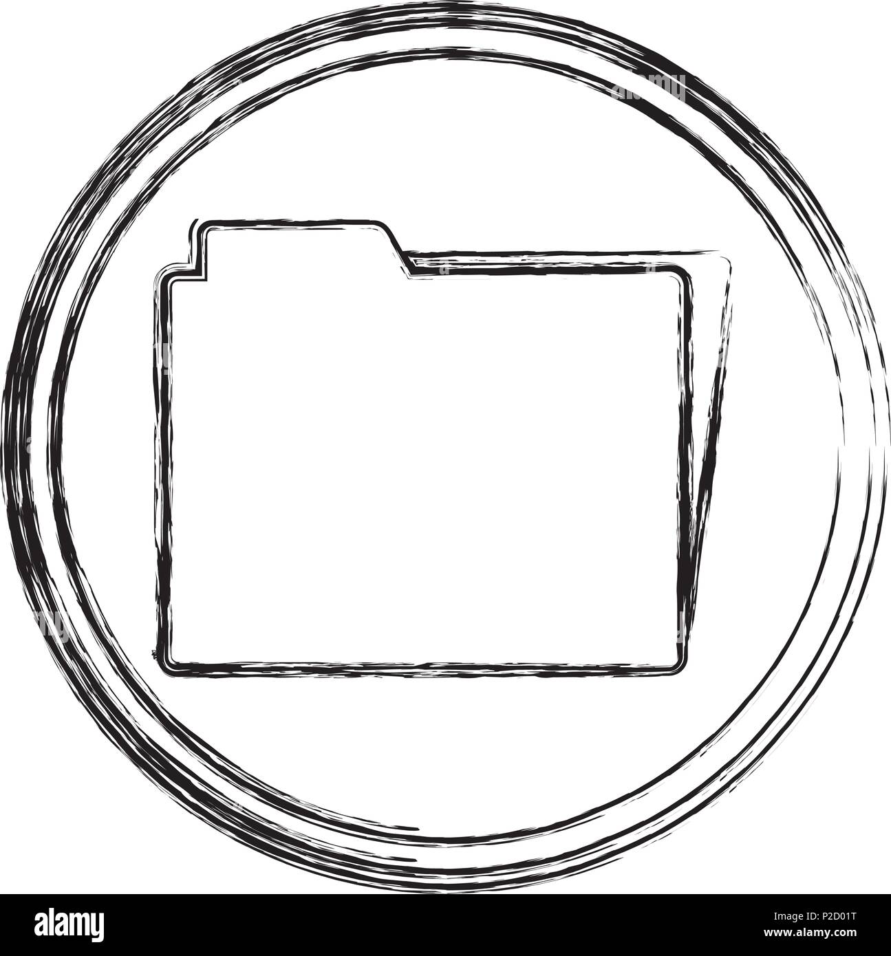 grunge folder file data documents emblem Stock Vector Image & Art - Alamy