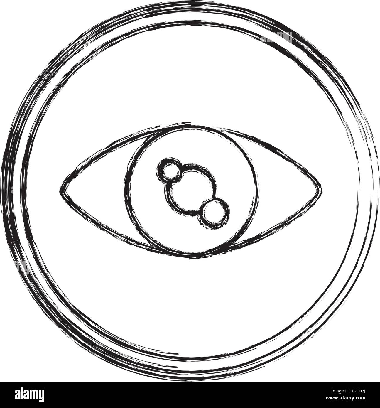grunge eye graphic vision design emblem Stock Vector Image & Art - Alamy