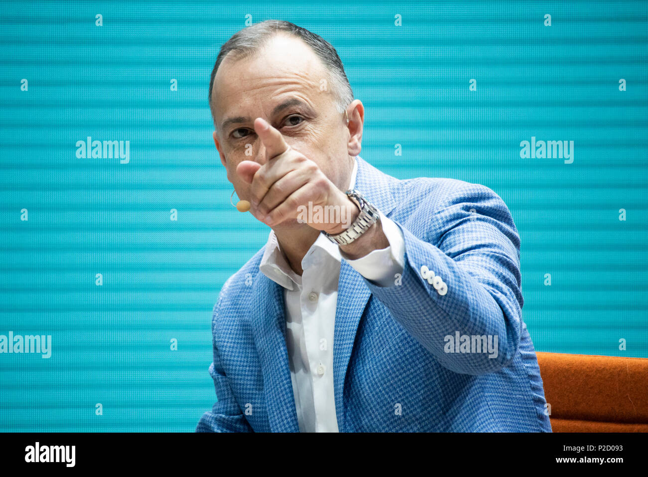 Hannover, Germany. 12th June, 2018. Dr. Martin Hofmann, Chief ...