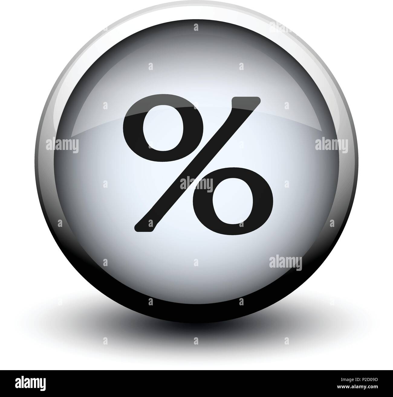 button pencil 2d on white background Stock Vector Image & Art - Alamy