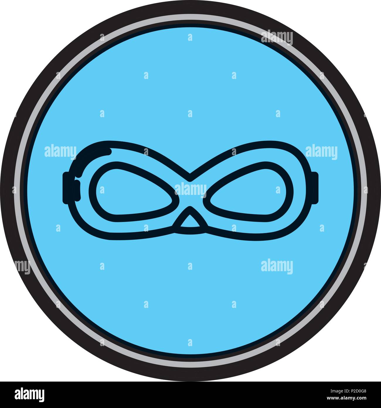 color crime mask face accessory emblem Stock Vector Image & Art - Alamy
