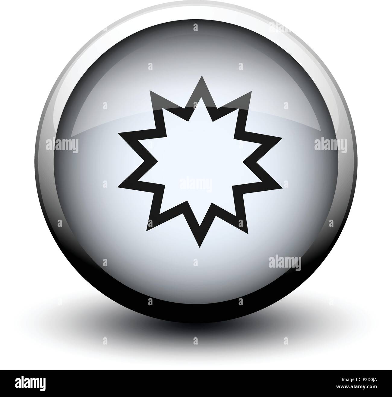 button stick 2d on white background Stock Vector Image & Art - Alamy