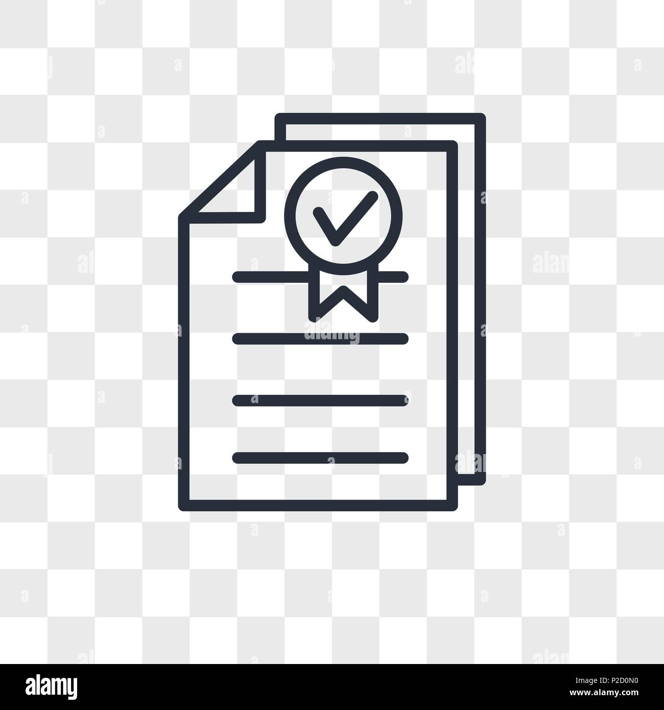 underwriting vector icon isolated on transparent background ...