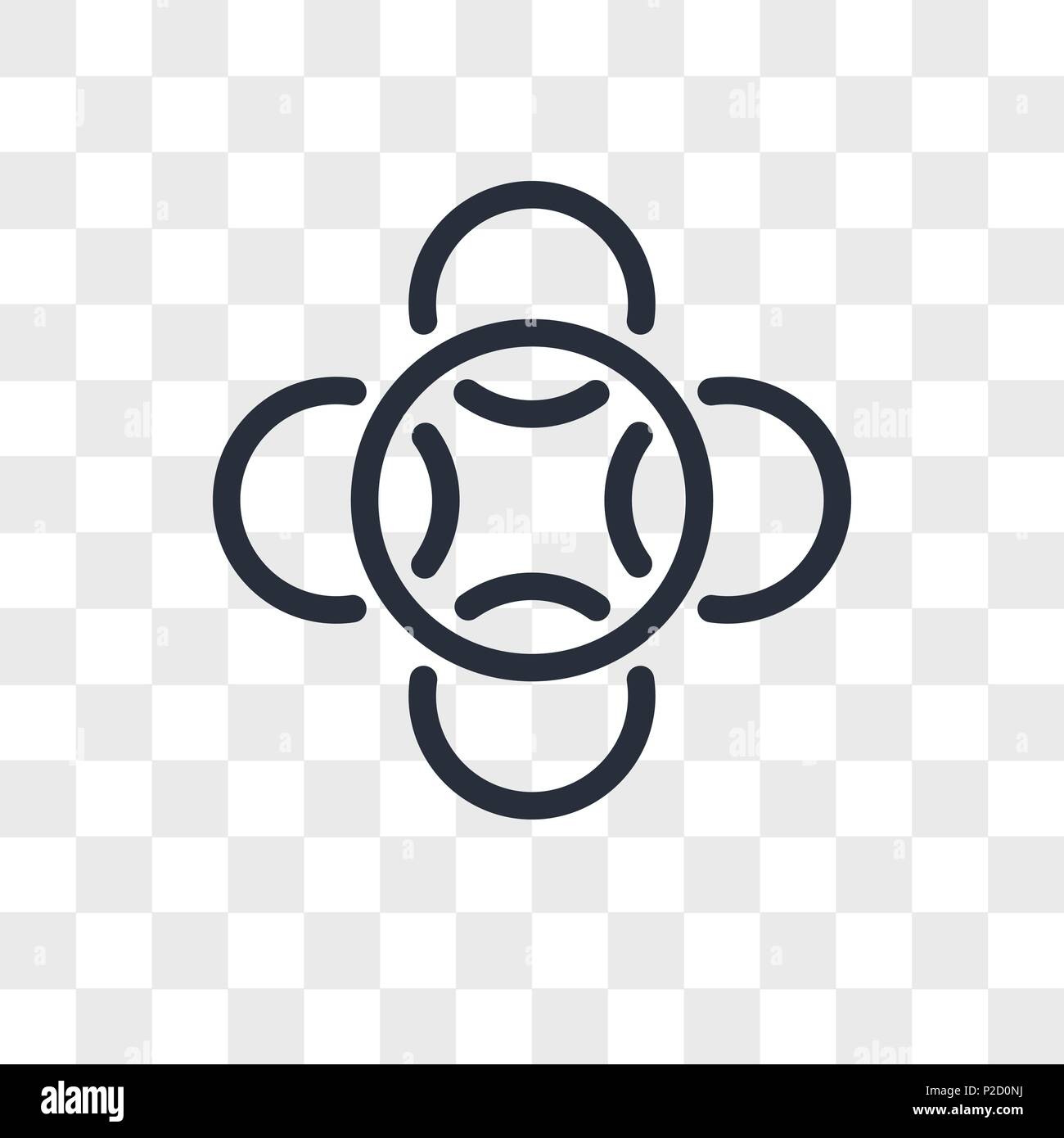 Loyalty vector icon isolated on transparent background, Loyalty logo ...