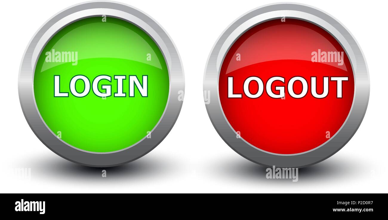 Login Logout Button