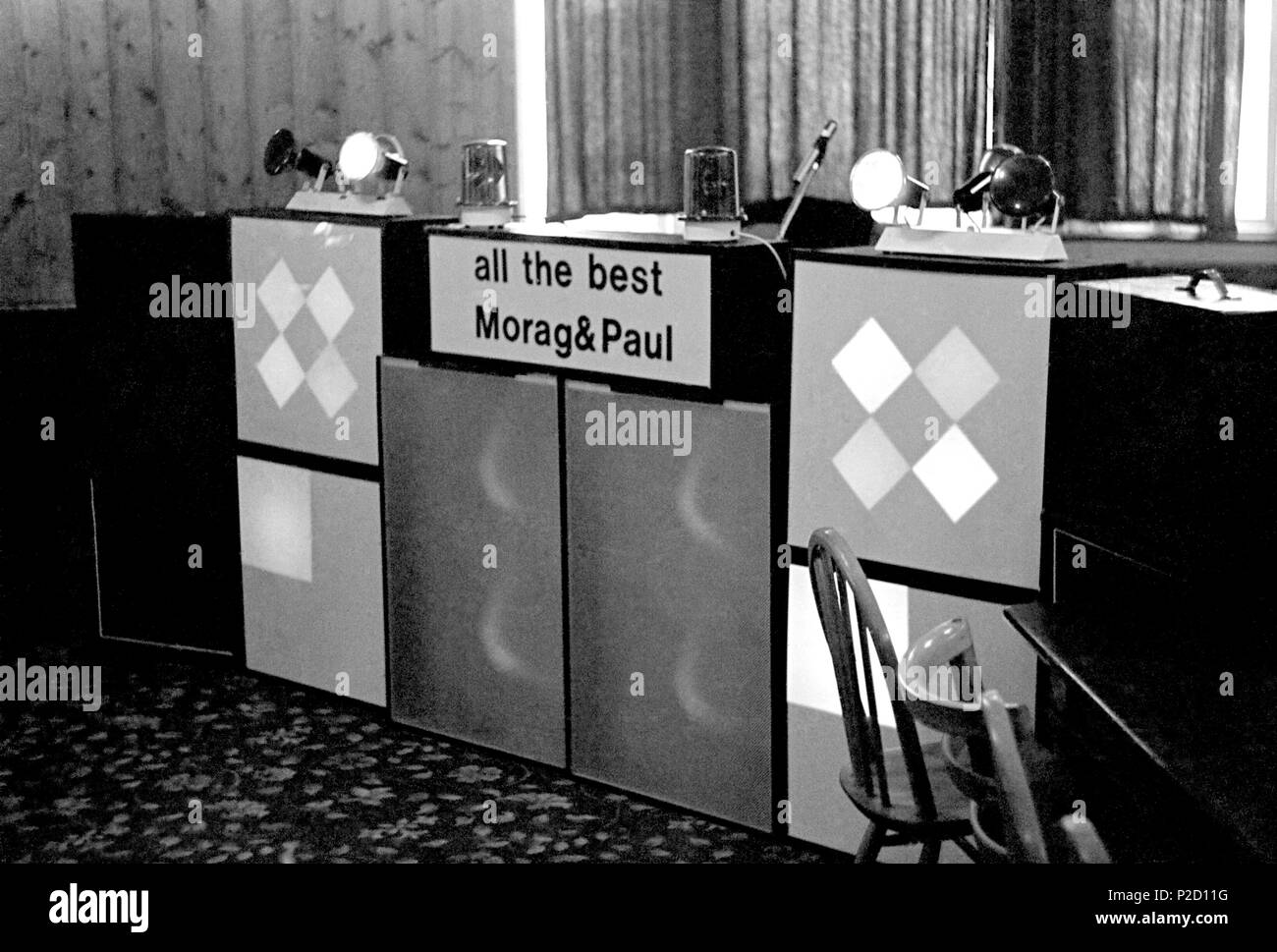 Vintage Disco unit at a function in the Pine Lounge, Mainbrace Pub in ...