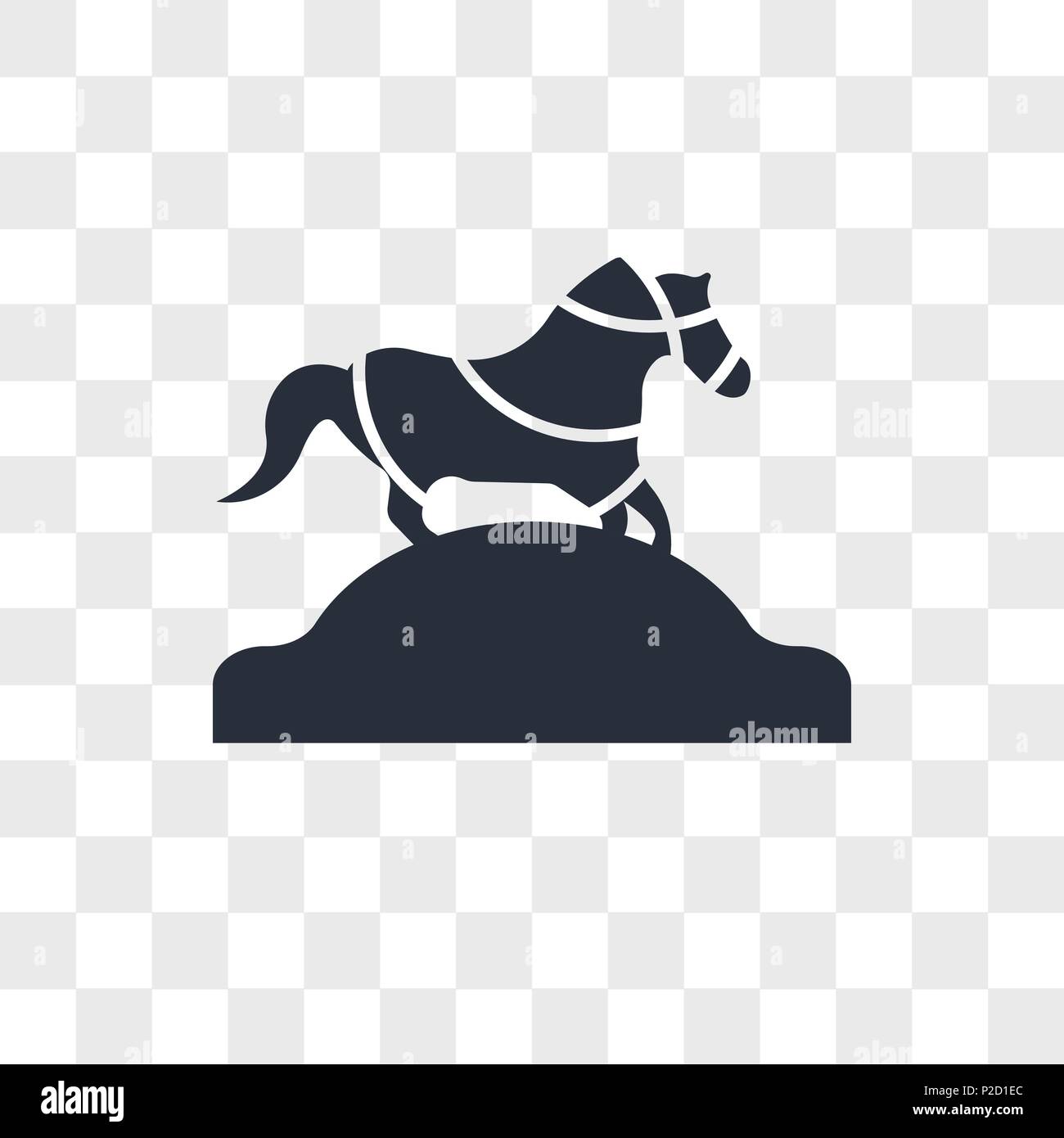 Horse vector icon isolated on transparent background, Horse logo ...