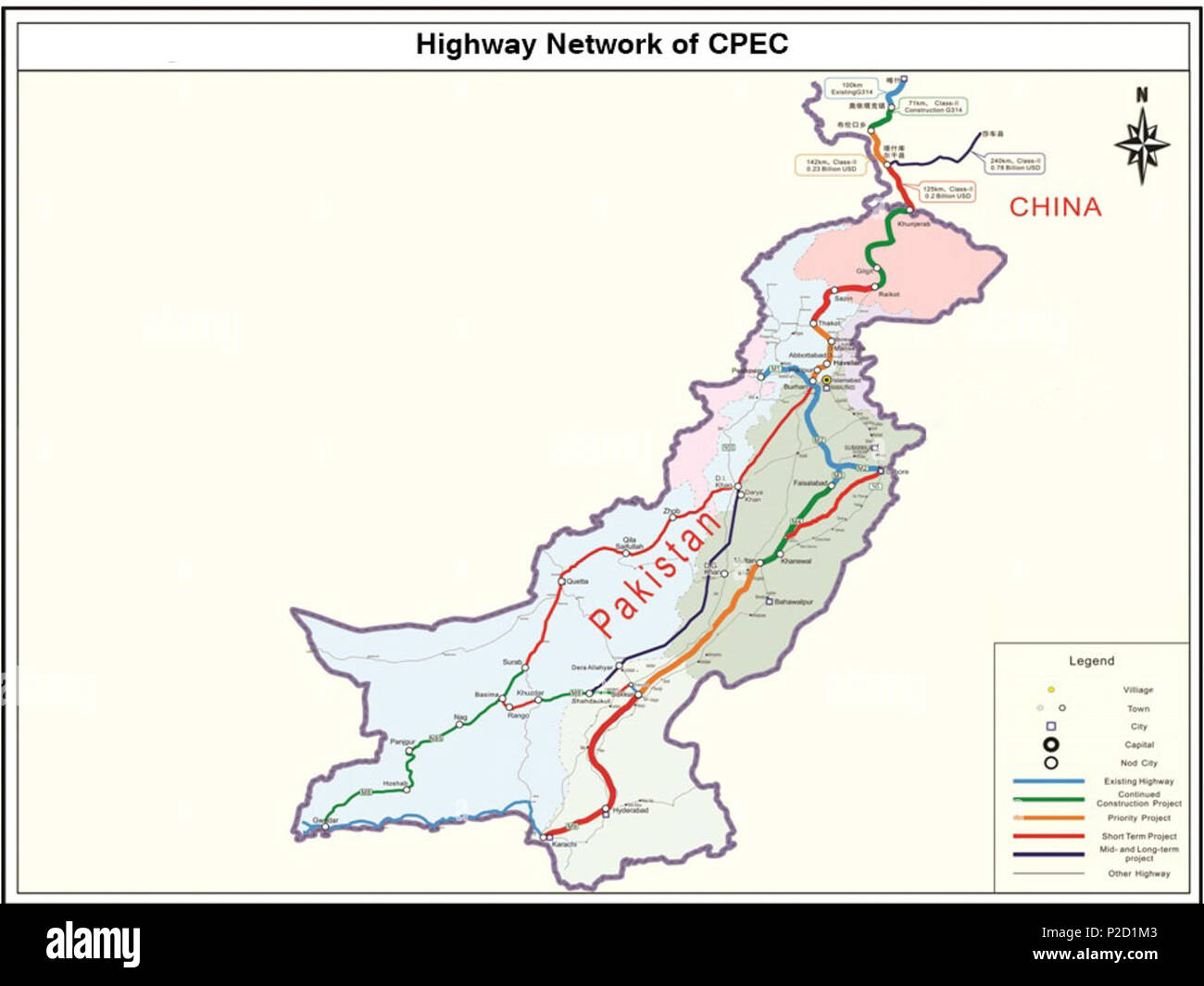 . English: It describes Eastern Western and Central alignment of CPEC ...