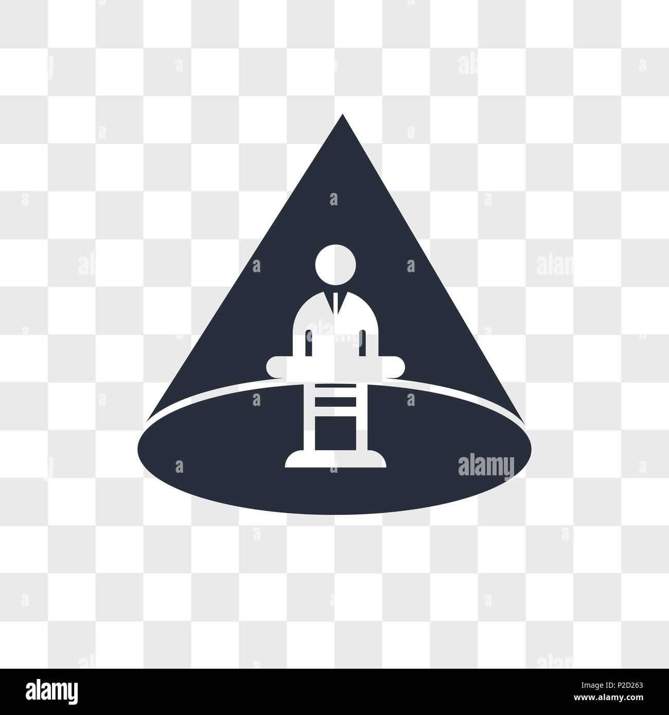 Abducted Man vector icon isolated on transparent background, Abducted ...