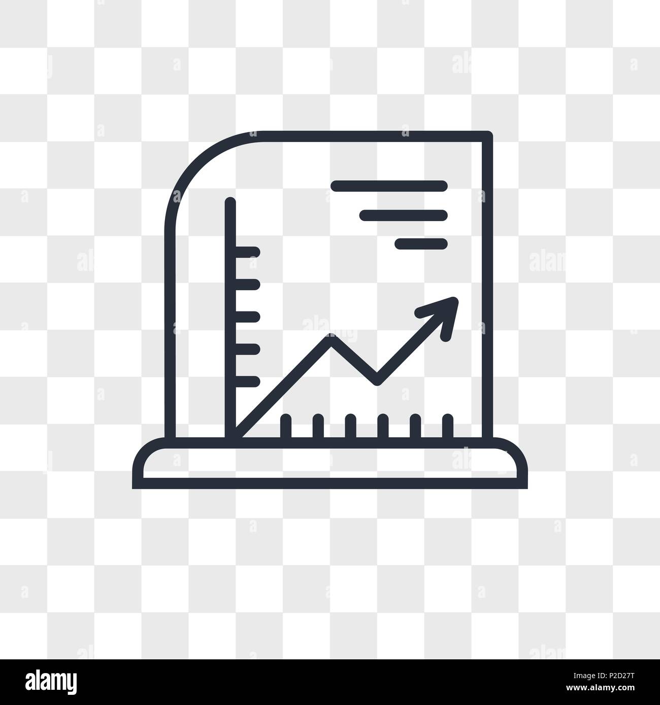 Presentation vector icon isolated on transparent background ...