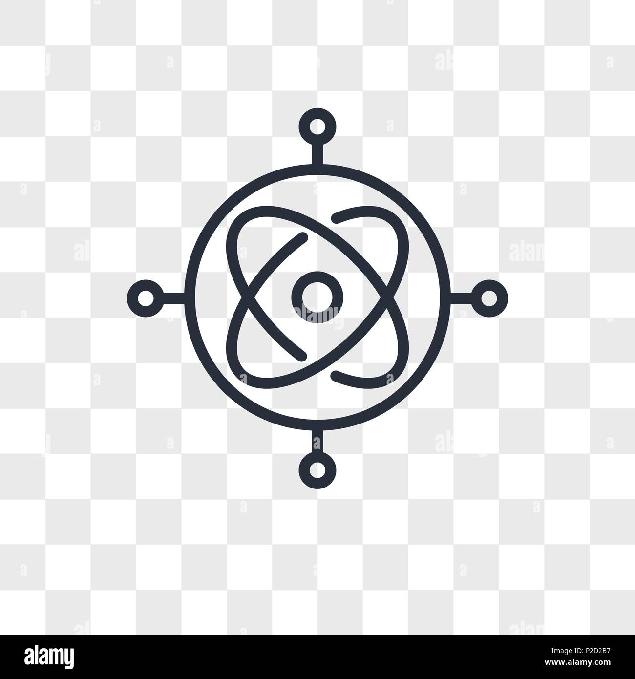 gyroscope vector icon isolated on transparent background, gyroscope ...