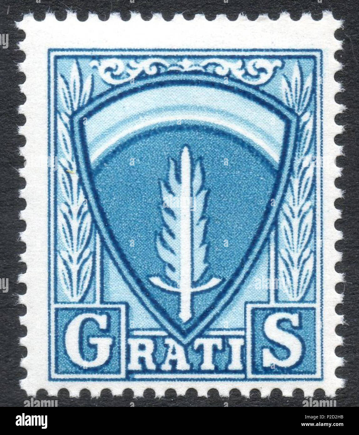 . English: 1948 franchise stamp of the Allied Military Government to ...