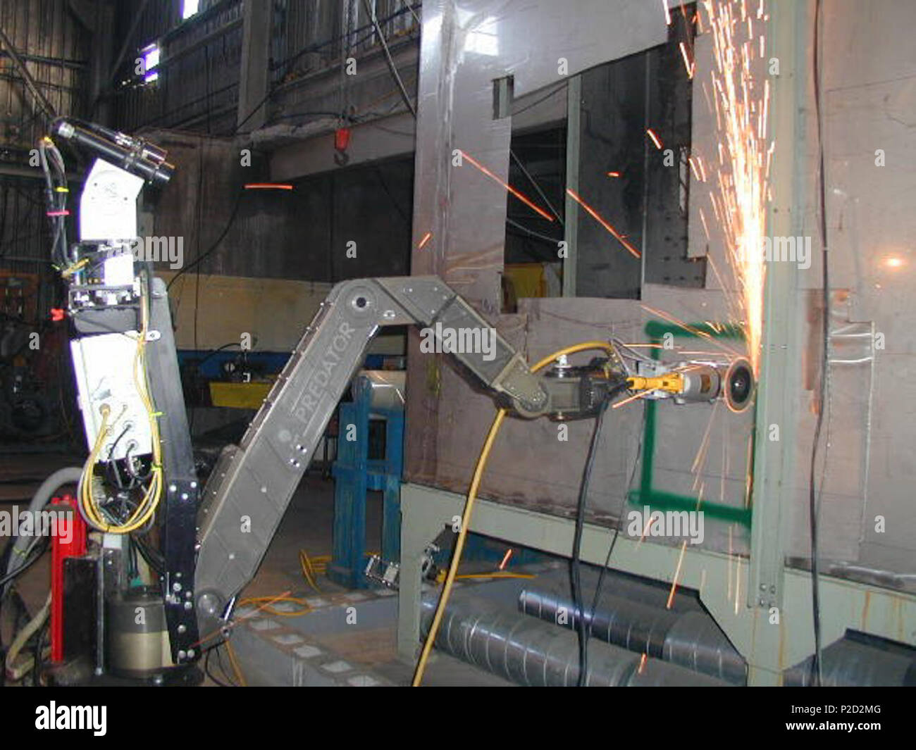 . Robot disassembling mock-up to practice for work on contaminated ...