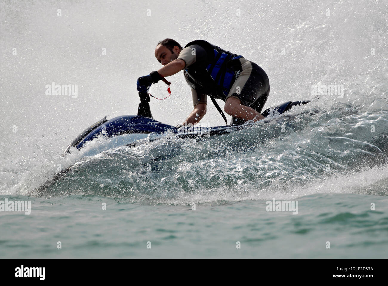 Jet ski rider Stock Photo - Alamy