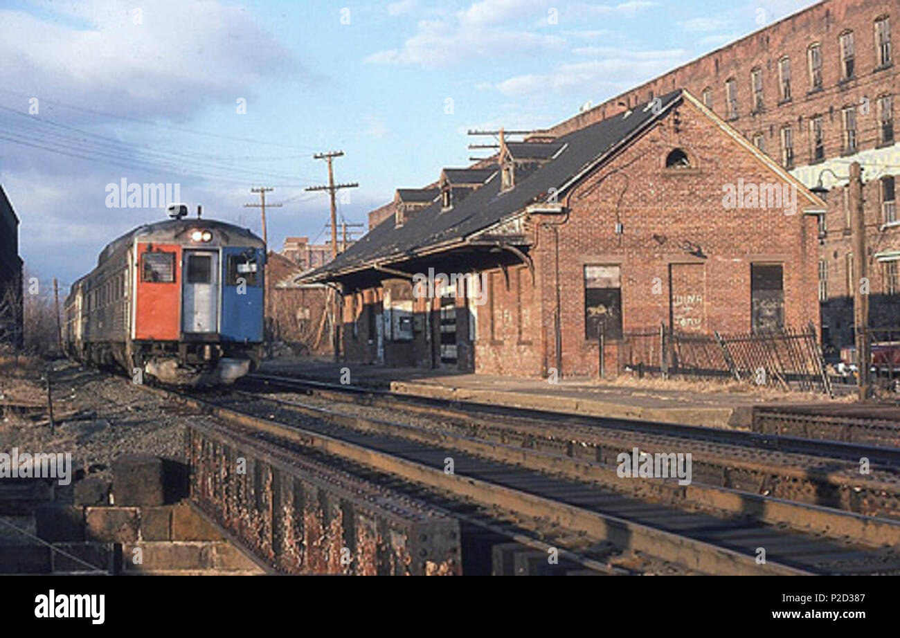 . English: Amtrak RDCs at Thompsonville station in January 1980 . 19 ...