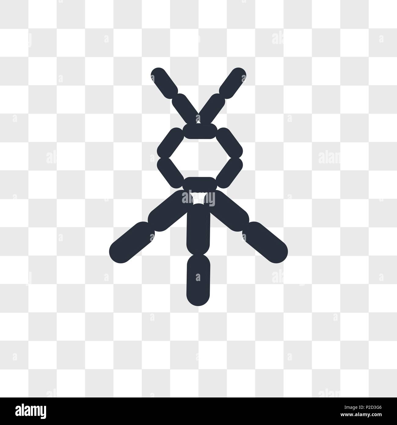 Balloon modelling vector icon isolated on transparent background ...
