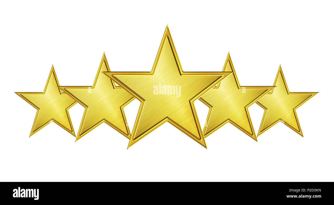 Five golden stars hi-res stock photography and images - Alamy
